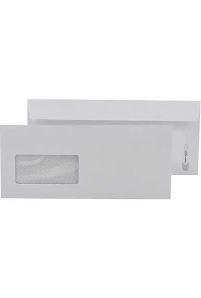 Asil Diplomat Zarf Beyaz Pencereli 110 G 500'Lü Paket (As-1005)