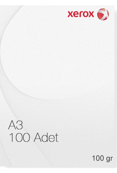 Xerox A3 100'Lü 100 Gram Fotokopi Kağıdı