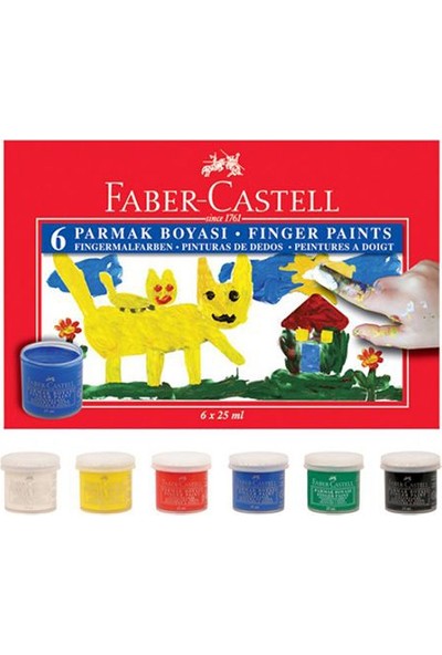 Faber-Castell Parmak Boyası 6 Renk