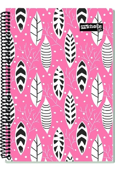 Mynote Light Spiralli 80 Yaprak A4 Çizgili Defter