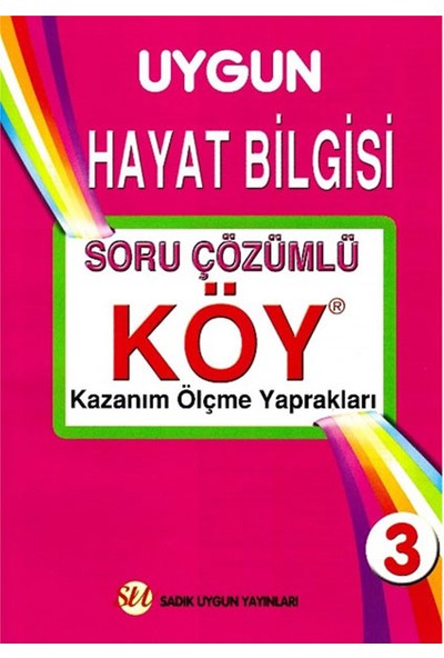 Sadık Uygun Yayınları 3. Sınıf Hayat Bilgisi Soru Çözümlü Köy