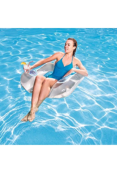 Deniz Yatağı Bardaklı Tek Kişilik Lüx 43097 Gri