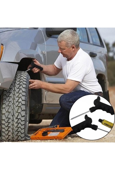 Pratik Lastik Tamir Seti Deluxe Tire Plug Kit Pratik Lastik Tamir Seti Deluxe Tire Plug Kit