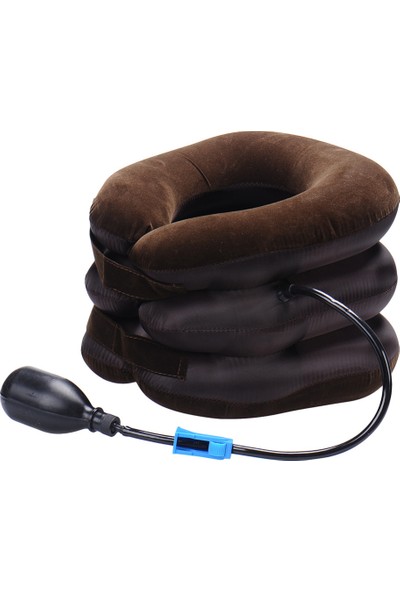 Pratik Pompalı Şişme Seyahat Yastığı Boyunluk