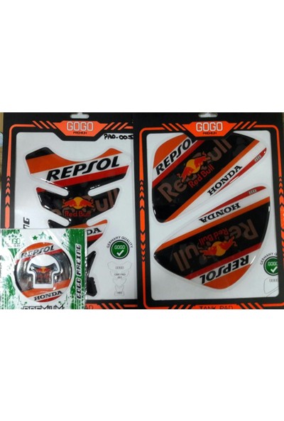 Motospartan Tank Pad Yan Pad + Depo Kapak Stikeri Pad Honda Cbr 125R Cbr 250R Cbr 500R Cbr Pad-005 Repsol Motospartan Tank Pad Yan Pad + Depo Kapak Stikeri Pad Honda Cbr 125R Cbr 250R Cbr 500R Cbr Pad-005 Repsol