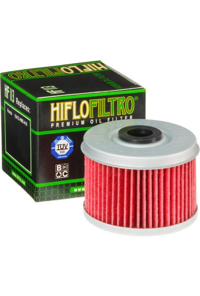 Hıflo Hıflo Yağ Filtresi Hf-113 Honda Cbf125 Cbf250 Honda Atv Trx 250 300 350 400 450 500
