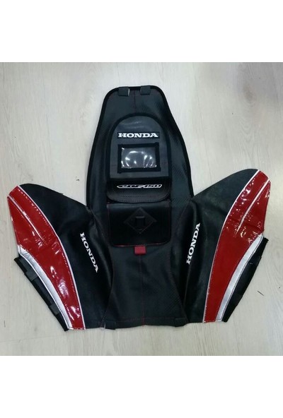 Motospartan Depo Kılıfı Hnd Cbf 150 2010 - 2016 Siyah Karbonlu