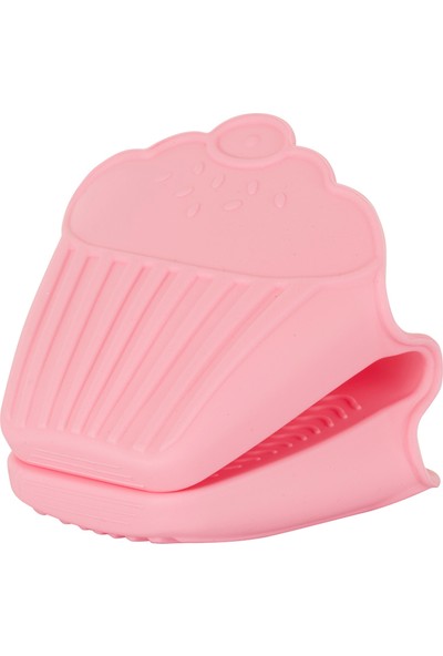 Tantitoni Silikon Açık Pembe Cupcake Şekilli Fırın Eldiveni Tantitoni Silikon Açık Pembe Cupcake Şekilli Fırın Eldiveni