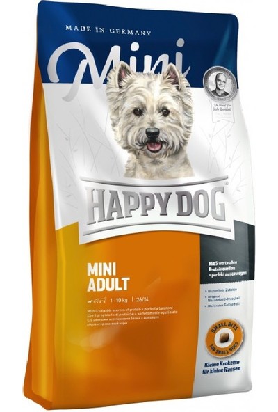 Happy Dog Mini Adult Küçük Irk Köpek Maması 4 Kg Happy Dog Mini Adult Küçük Irk Köpek Maması 4 Kg