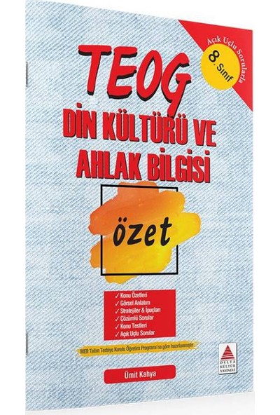 8.Sınıf Din Kültürü Ve Ahlak Bilgisi Özet