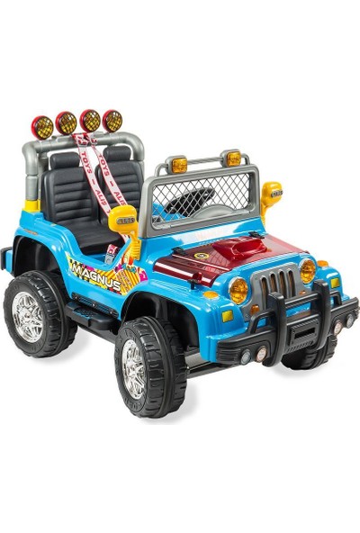 Aliş Akülü 504-Mavi Mega Jeep Çift Kişilik Akülü Araba Aliş Akülü 504-Mavi Mega Jeep Çift Kişilik Akülü Araba