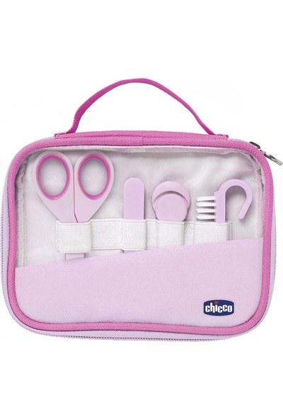 Chicco Çantalı Tırnak Bakım Seti (Pembe) Chicco Çantalı Tırnak Bakım Seti (Pembe)
