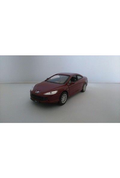 Welly Peugot 407 Coupe Metal Maket Araba Kırmızı Welly Peugot 407 Coupe Metal Maket Araba Kırmızı