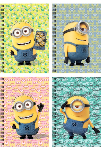 Minions A6 80 Yp.Metalize Bloknot