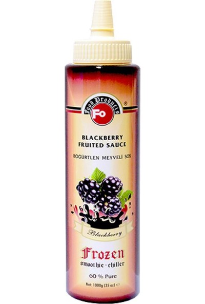 Fo Frozen Böğürtlen Aromalı Püre 1000gr