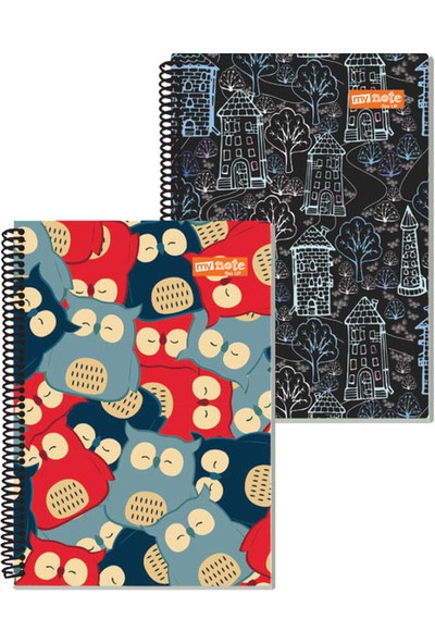 Mynote Flex PP 60 Yaprak A4 Spiralli Çizgisiz Defter UC38060D