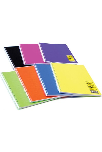 Mynote Flex PP 80 Yaprak A4 Spiralli Kareli Defter UC38080K