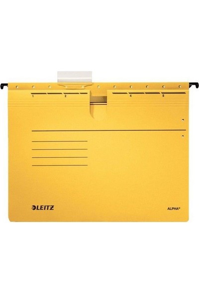 Leitz Alpha Renkli Telli Askılı Dosya Sarı L-1984