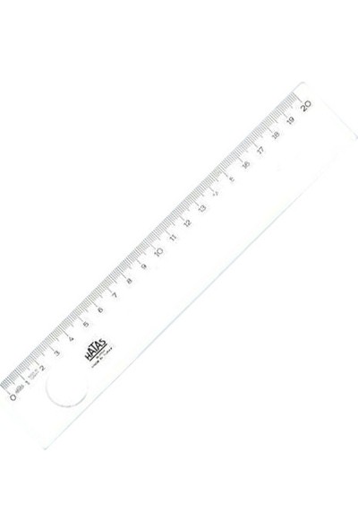 Hatas Geniş Büro Cetveli 20 Cm 01512