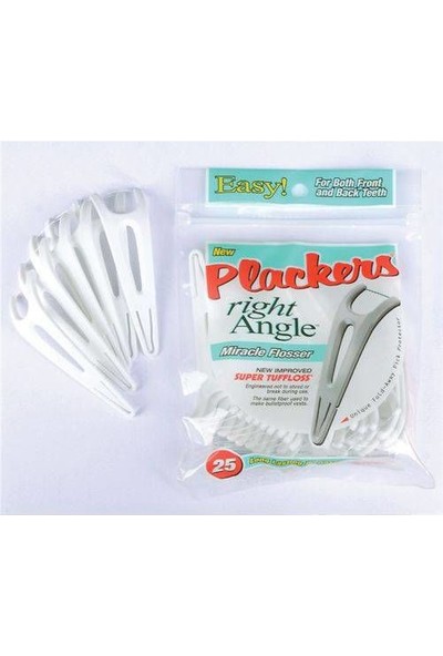 Plackers Sağa Eğilimli Çatallı Diş İpi Plackers Sağa Eğilimli Çatallı Diş İpi