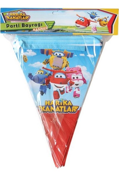 Pandoli Harika Kanatlar 10 Lu Üçgen Bayrak