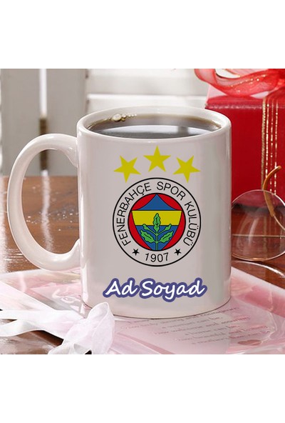 Adell Fenerbahçe Kişiye ve İsme Özel Kupa Bardak Adell Fenerbahçe Kişiye ve İsme Özel Kupa Bardak