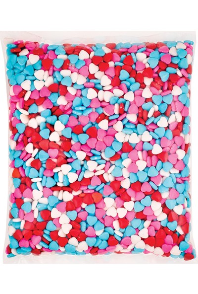 Şeker Bonibon Karışık Renk Kalp Modeli (1 KG) Şeker Bonibon Karışık Renk Kalp Modeli (1 KG)