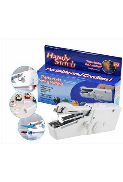 Takıvemoda Handy Stitch Pilli El Dikiş Makinesi Pratik Seyyar Seyahat Dikiş Makinesı Takıvemoda Handy Stitch Pilli El Dikiş Makinesi Pratik Seyyar Seyahat Dikiş Makinesı