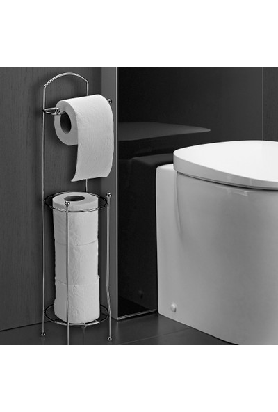 Homedecom Yedekli Wc Kağıtlık Krom Homedecom Yedekli Wc Kağıtlık Krom