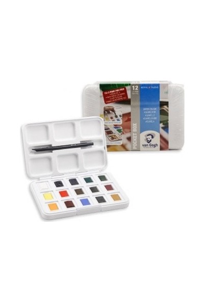 Talens Van Gogh Suluboya Seti 12+3 Renk (Fırça Hediyeli) Talens Van Gogh Suluboya Seti 12+3 Renk (Fırça Hediyeli)