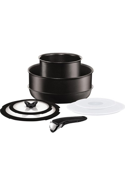 Tefal Titanium Ingenio Performance Stackable 8 Parça Orta Set [ Siyah ] - 2100098551