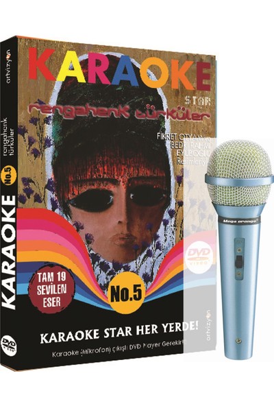 Karaoke Star No:5 Rengahenk Türküler (Mikrofon Hediyeli) Karaoke Star No:5 Rengahenk Türküler (Mikrofon Hediyeli)