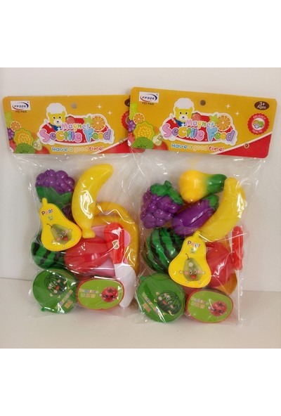 Hdm Meyve Sebze Kesme Oyuncak Kesilebilen Meyve 2 Paket
