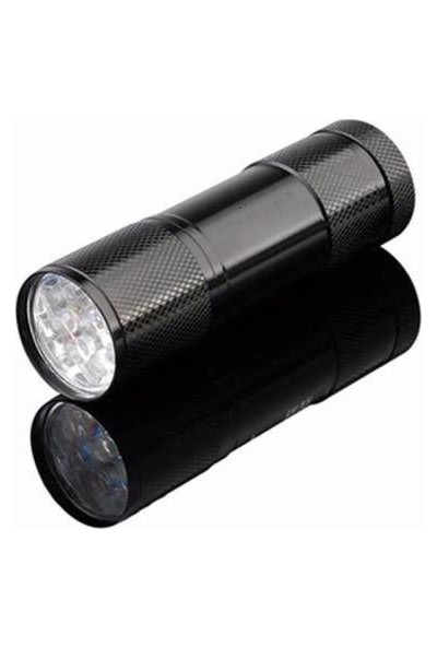 Temiz Pazar Mini Alüminyum Uv Fener Mor Işık 9 Led Temiz Pazar Mini Alüminyum Uv Fener Mor Işık 9 Led