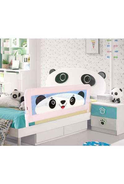 Evokids Panda Katlanabilir Çocuk Yatak Bariyeri - 140X52 Cm Evokids Panda Katlanabilir Çocuk Yatak Bariyeri - 140X52 Cm