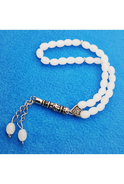 Fonnava Parlak Taşlı Beyaz Renkli Şık Tesbih Tb0467 Fonnava Parlak Taşlı Beyaz Renkli Şık Tesbih Tb0467