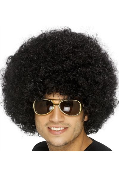 Fonnava Parti Balo Bonus Peruk Siyah Renk Mega Boy