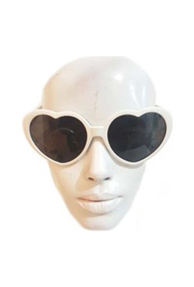 Fonnava Kalpli Yılbaşı Balo Parti Gözlüğü Beyaz Fonnava Kalpli Yılbaşı Balo Parti Gözlüğü Beyaz