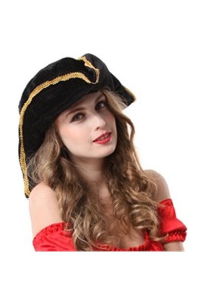 Fonnava Parti Balo Jack Sparrow Korsan Şapkası Fonnava Parti Balo Jack Sparrow Korsan Şapkası