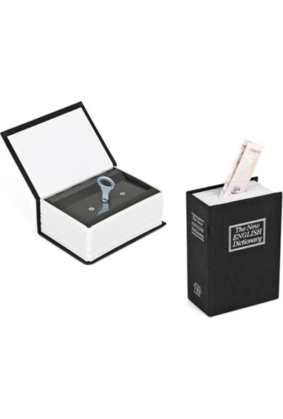 Pratik Kitap Görünümlü Mini Gizli Kasa Kumbara Pratik Kitap Görünümlü Mini Gizli Kasa Kumbara