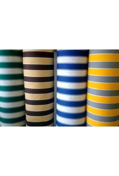 Çakır Branda 8 M X 80 Cm Branda Balkon Brandası Çizgili Kumaş