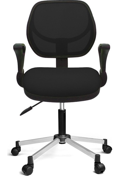 Türksit 804 File Çalışma Koltuğu Krom Ayak Siyah