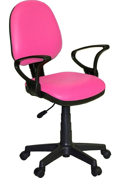 Türksit Kozmo Şef Koltuk Deri Pembe