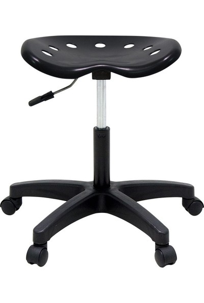 Türksit Nil Amortisörlü Tabure Plastik Ayaklı Siyah Türksit Nil Amortisörlü Tabure Plastik Ayaklı Siyah