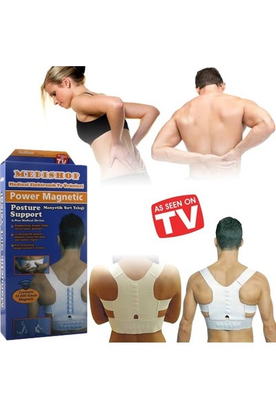 Pratik Power Magnetic Bel Destekli Manyetik Sırt Yeleği Pratik Power Magnetic Bel Destekli Manyetik Sırt Yeleği