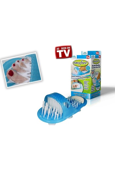Pratik Ponza Taşlı Vantuzlu Ayak Yıkama Terliği Easy Feet Pratik Ponza Taşlı Vantuzlu Ayak Yıkama Terliği Easy Feet