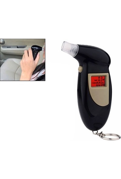 Pratik Dijital Alkolmetre (LCD Ekranlı Promil Göstergeli)