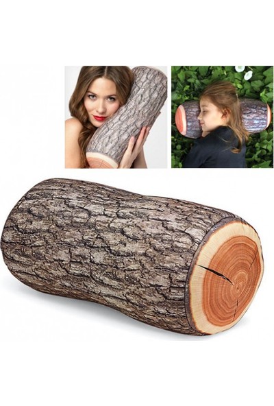 Pratik Odun Şeklinde Kütük Yastık Pratik Odun Şeklinde Kütük Yastık