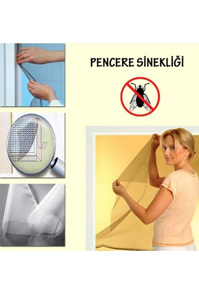 Pratik Pencere Sinekliği Tek Kanat (70 cm x 125 cm)