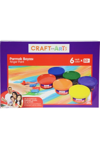 Craft And Arts Parmak Boya 6X50Ml Craft And Arts Parmak Boya 6X50Ml